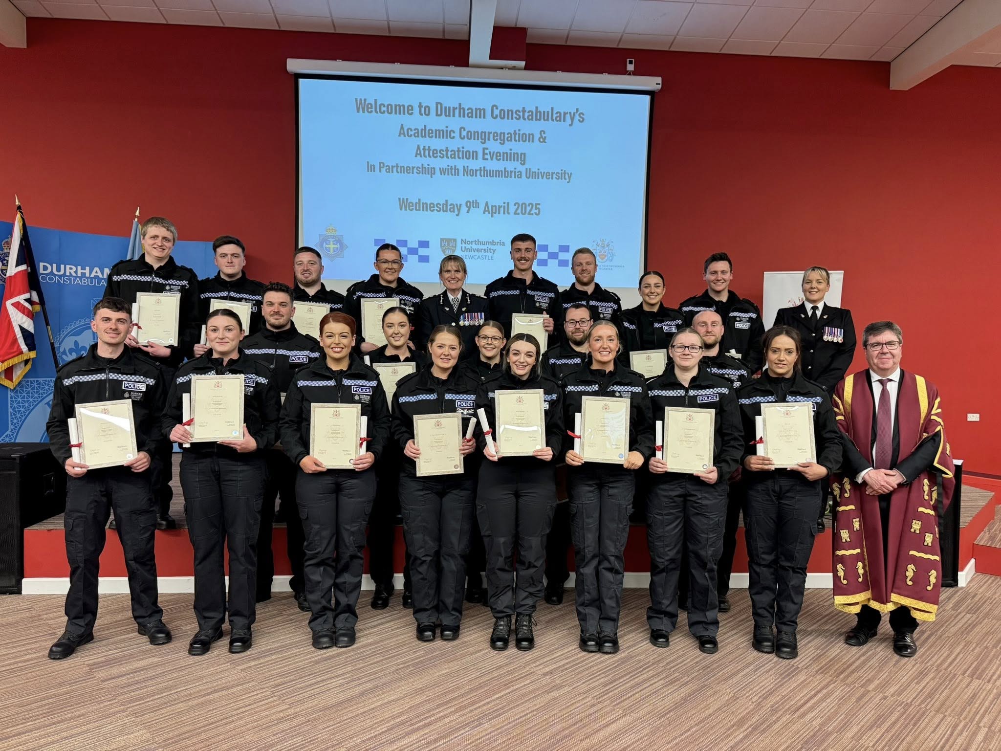 Force welcomes 24 new recruits | Durham Constabulary