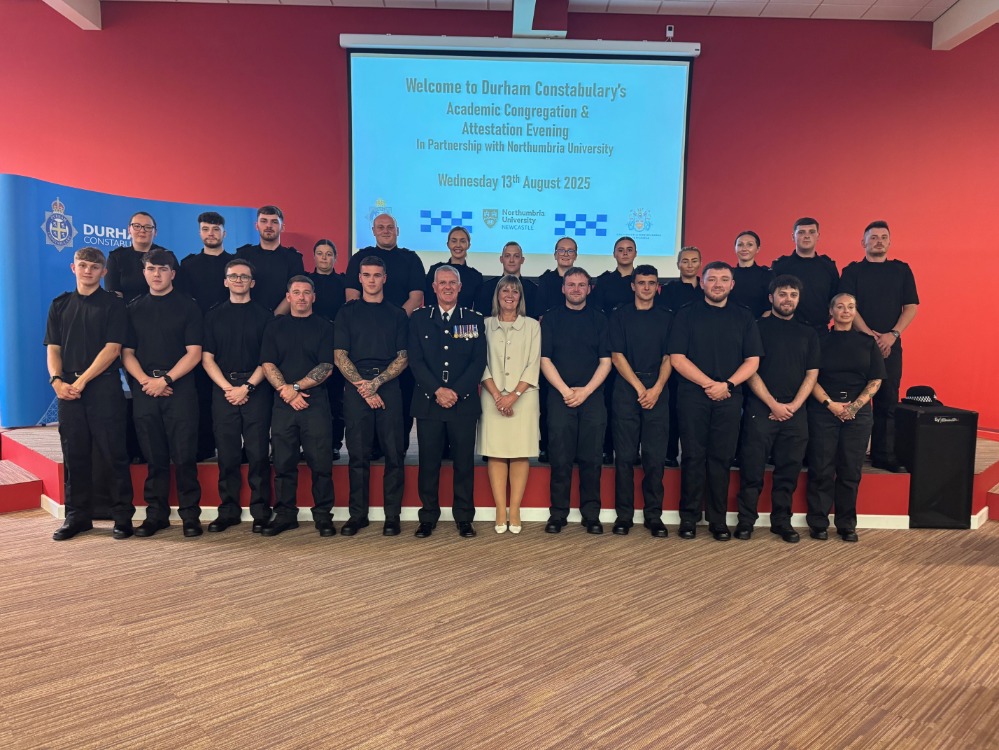 23 new constables join Durham Constabulary | Durham Constabulary